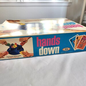 Vintage Hands Down Game - NO CARDS - Retro 1960s Ideal Toy Corp Slam-o ...