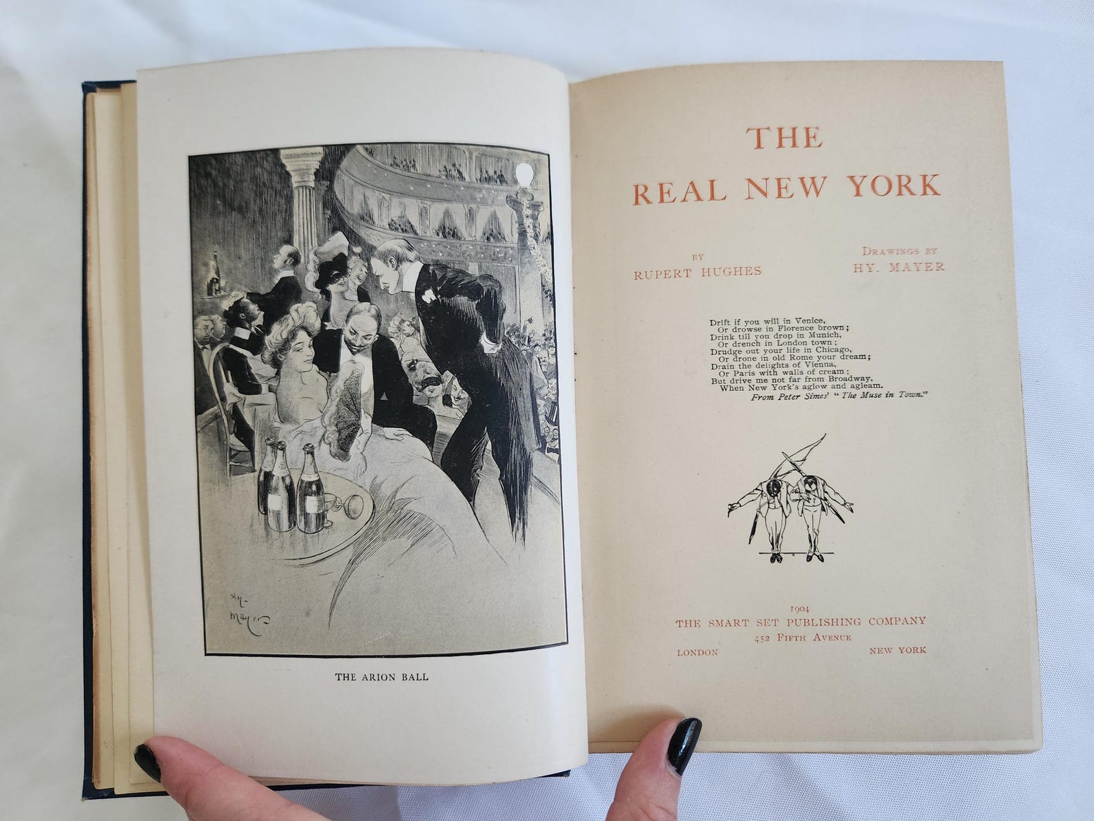 The Real New York by Rupert Hughes - Illustrated by Hy. Mayer ...