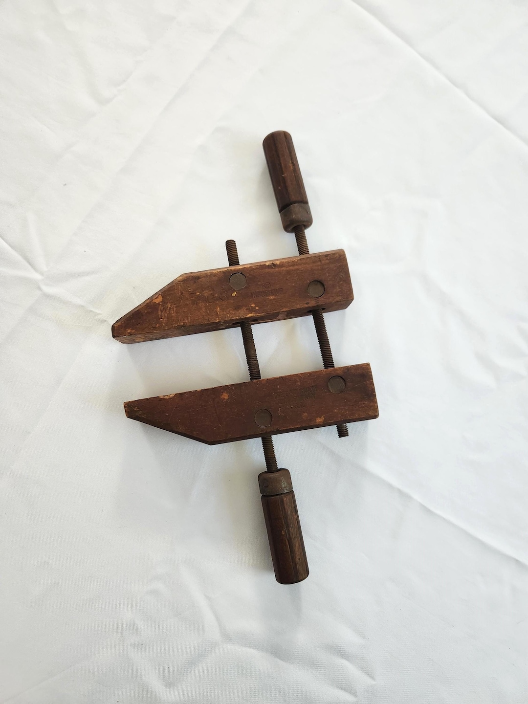 Antique the Cincinnati Tool Company Wood & Metal Bookbinding Clamp ...