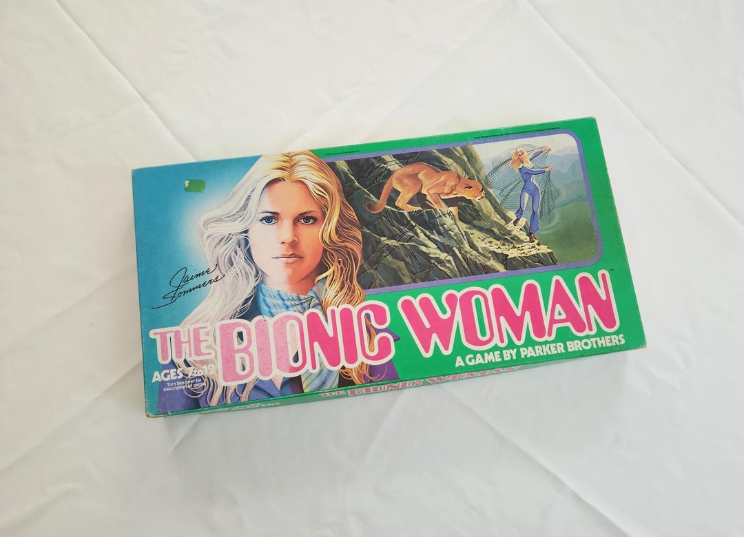 Vintage the Bionic Woman Board Game --- Retro 1970s Parker Brothers ...