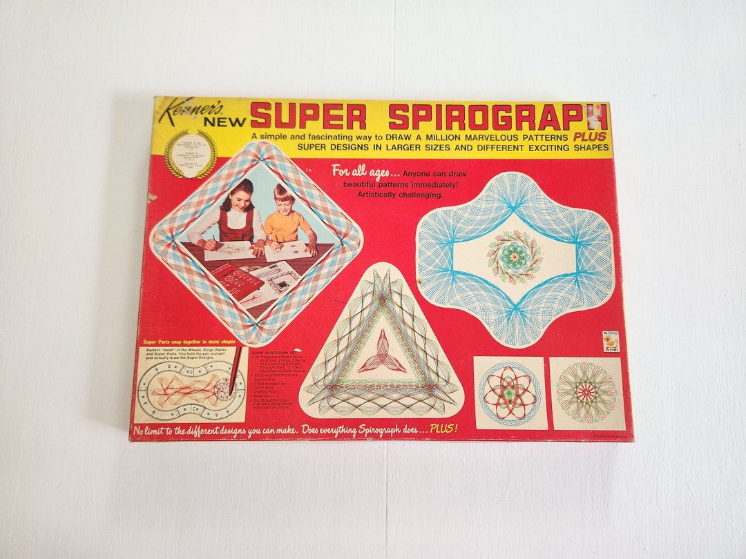 Vintage Kenner's New Super Spirograph --- Retro 1960s Kenner Drawing ...