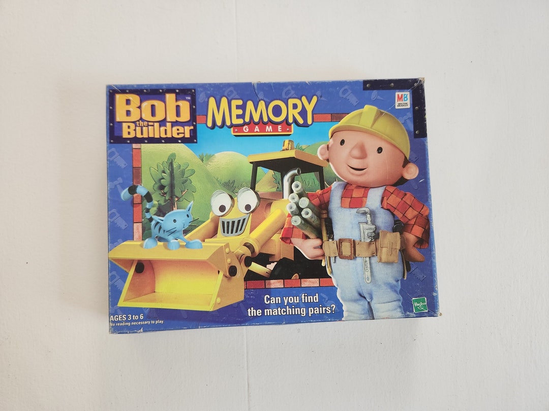 Vintage Bob the Builder Memory Game --- Retro 2000s Nickelodeon Nick Jr ...