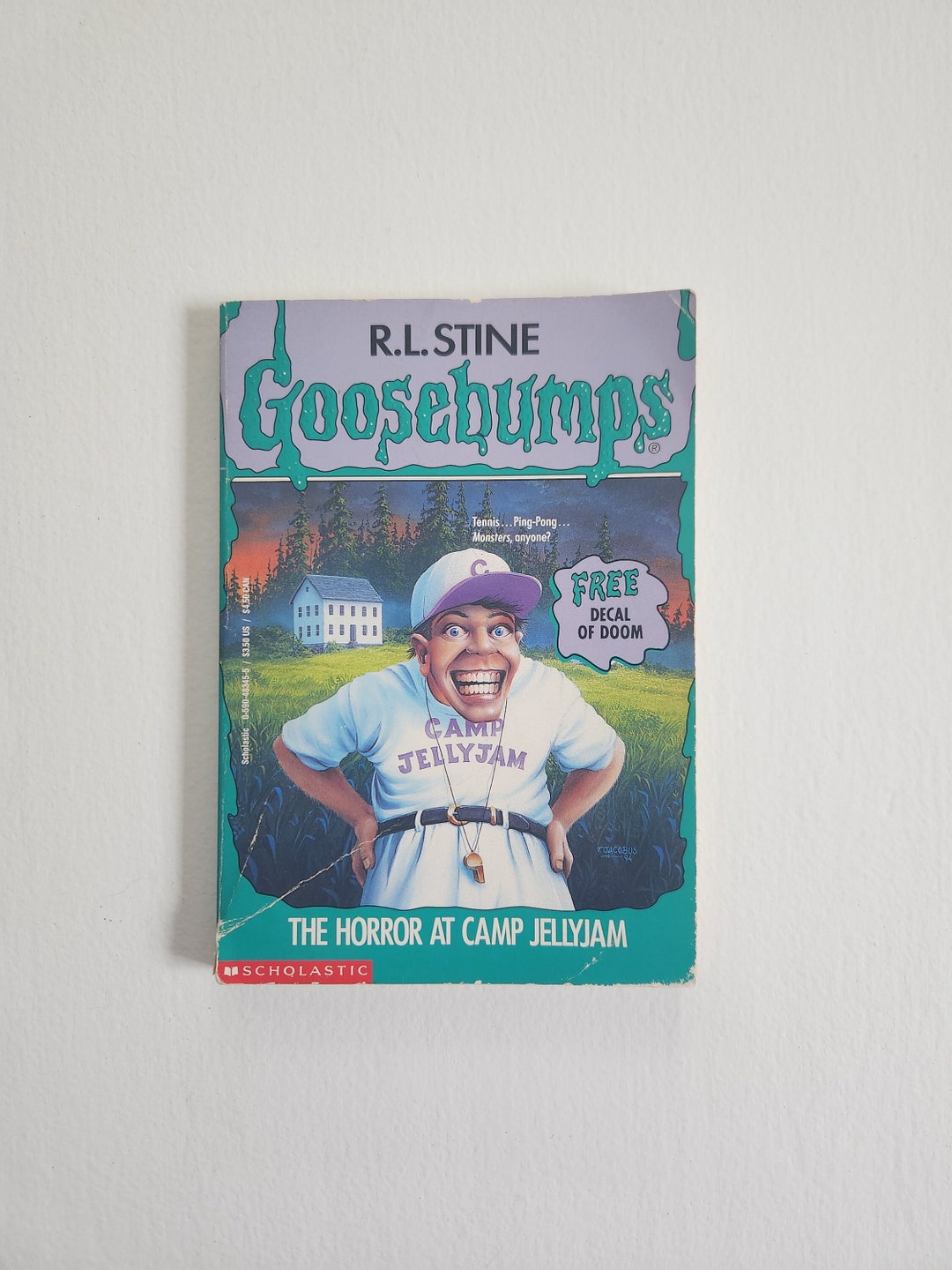 The Horror at Camp Jellyjam by R. L. Stine Vintage 1990s Goosebumps 33 ...