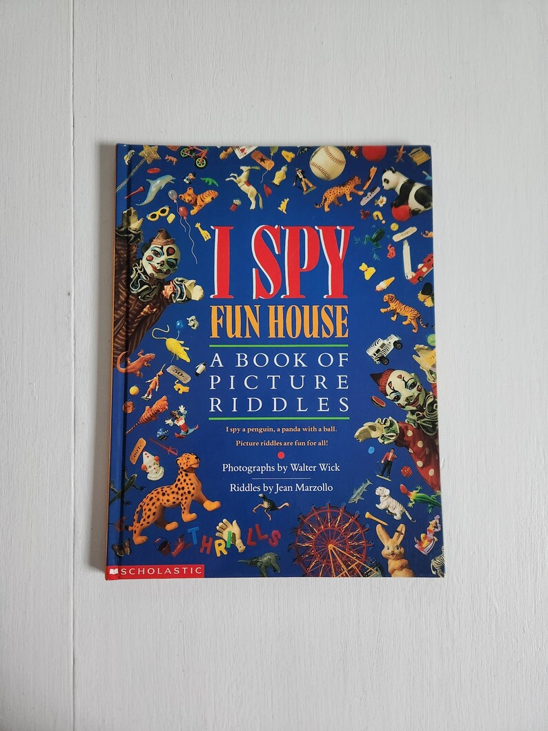 I Spy Fun House A Book of Picture Riddles Vintage - Etsy