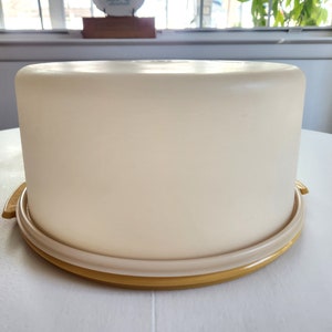 Vintage Tupperware Cake Taker Container 1257-5 & 1256-5 Retro 1970s ...