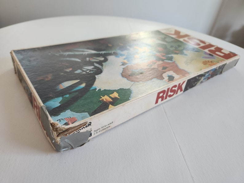 Vintage Risk Board Game --- Retro 1970s Parker Brothers World Conquest ...