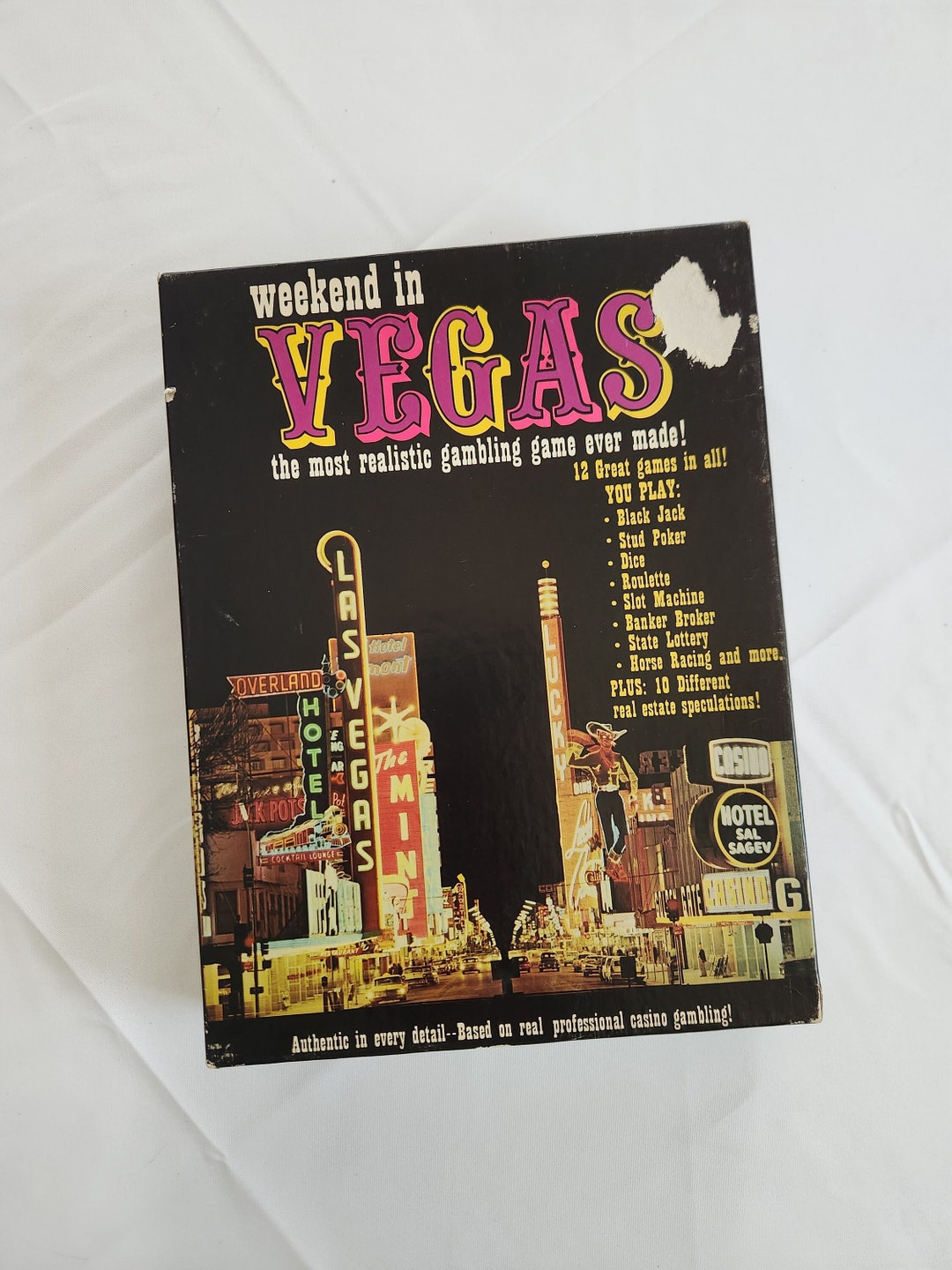 Vintage Weekend in Vegas Board Game --- Retro 1970s Research Games Inc ...