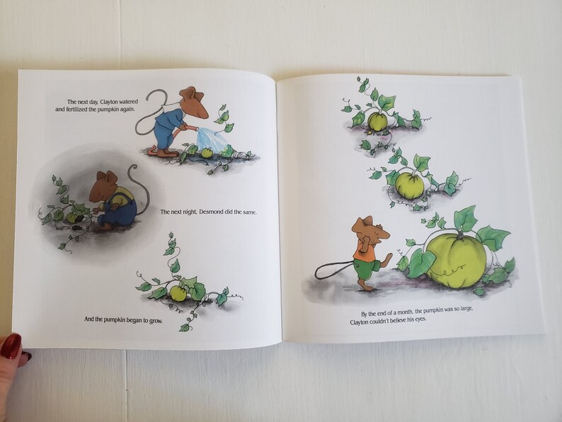 The Biggest Pumpkin Ever by Steven Kroll Illustrated by Jeni - Etsy