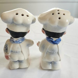 Vintage Tappan Appliance Advertising Ceramic Chef Salt & Pepper Shakers ...