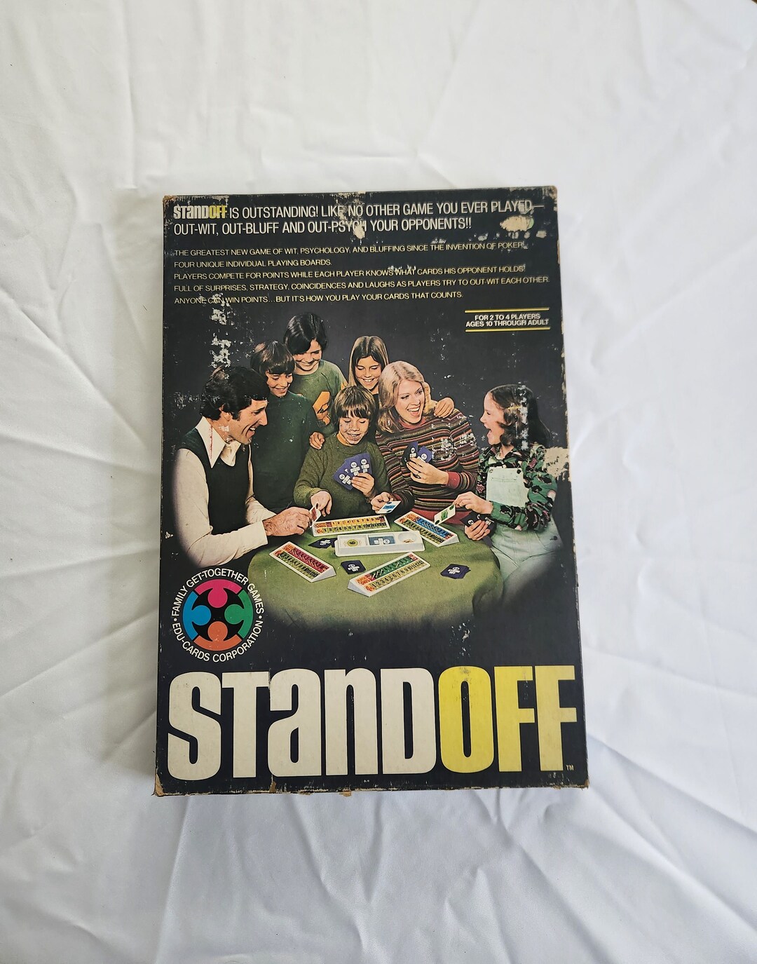 Vintage Stand off Game --- Retro 1970s Family Get-together Edu-cards ...