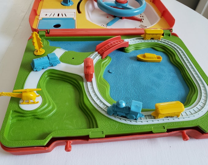 Vintage Go Play Mattel Toy Playset Retro 1960's Planes Trains ...
