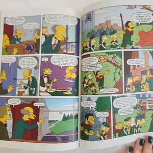 Simpsons Comics Barn Burner --- Vintage 1990s 2000s Classic Cartoons TV ...