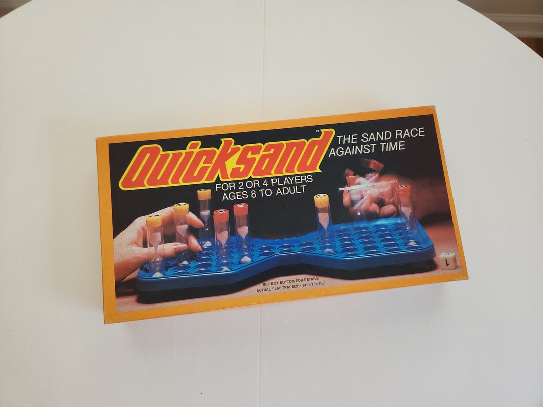 Vintage Quicksand Game - the Sand Race Against Time - Retro 1980s Board ...