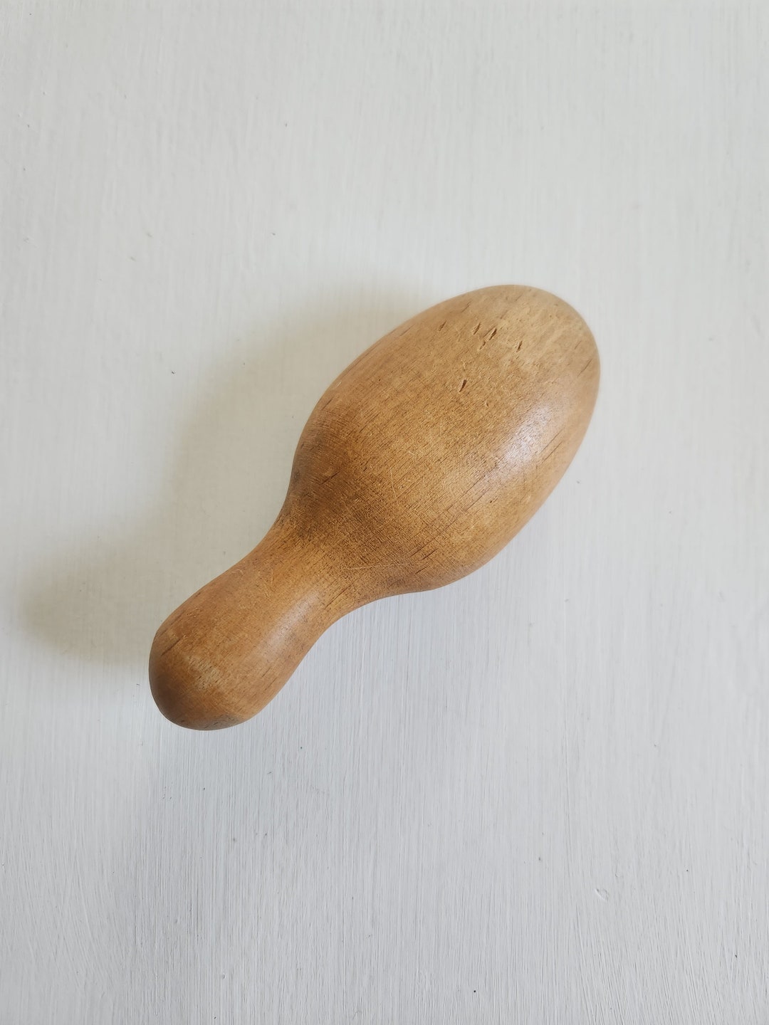 Vintage Wooden Sock Darner Antique Style Darning Sewing Tool Primitive ...