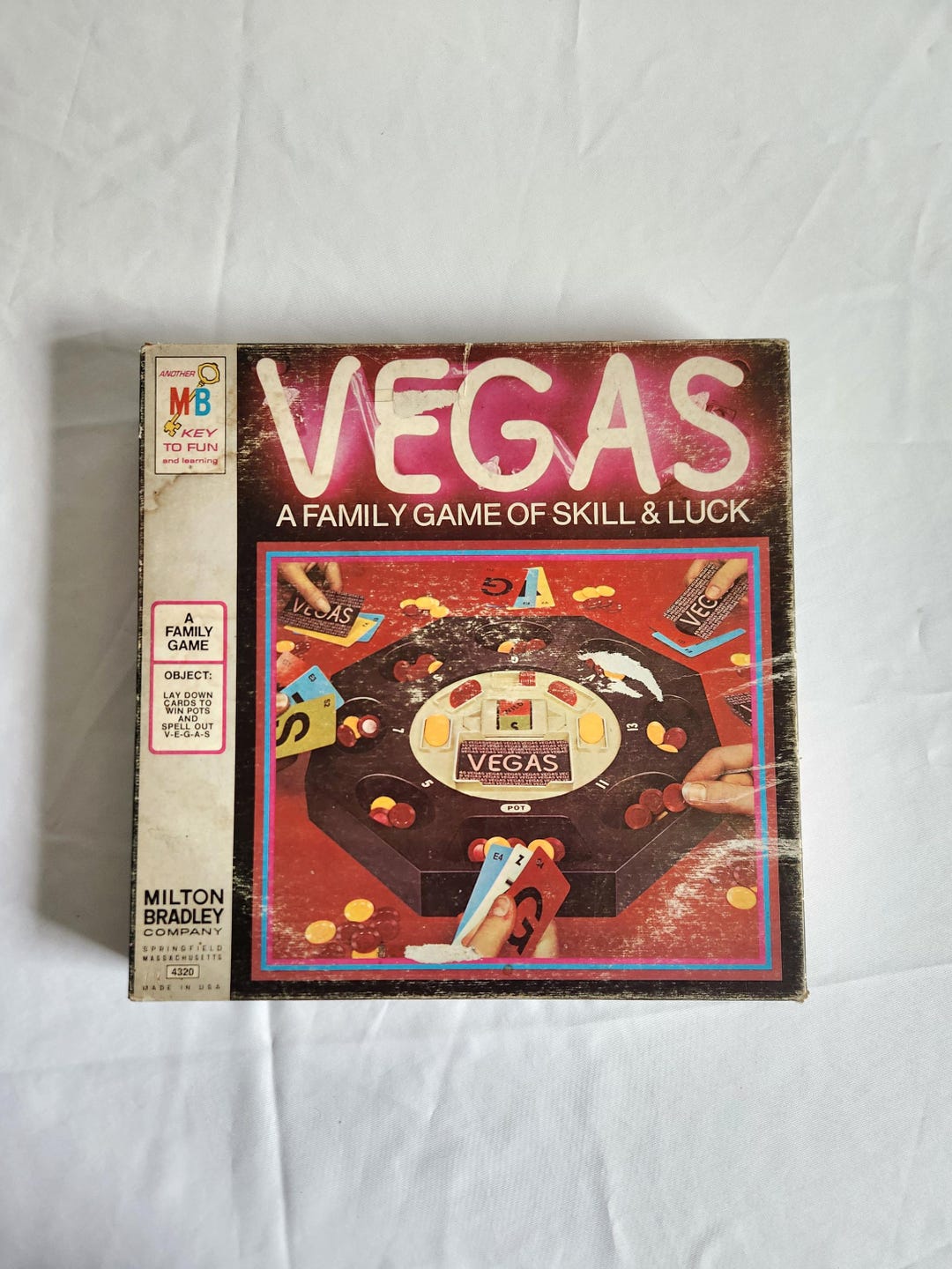 Vintage Vegas Board Game - A Family Game of Skill & Luck - Retro 1970s ...