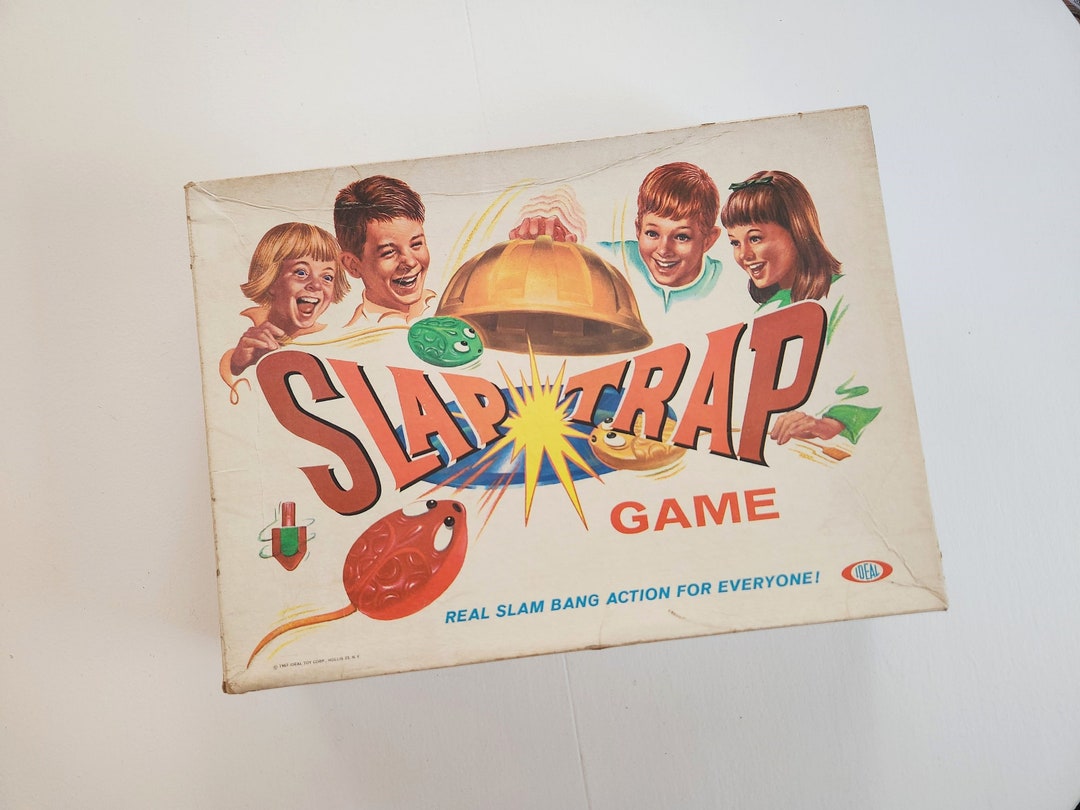 Vintage Slap Trap Game --- Retro 1960s Ideal Toy Corp. Exciting Action ...