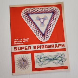 Vintage Kenner's New Super Spirograph --- Retro 1960s Kenner Drawing Toys Arts & Crafts Supplies ...