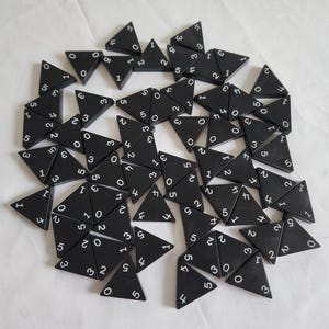 Vintage Tri-ominos - the Classic Triangular Domino Game -- Retro 1960s ...