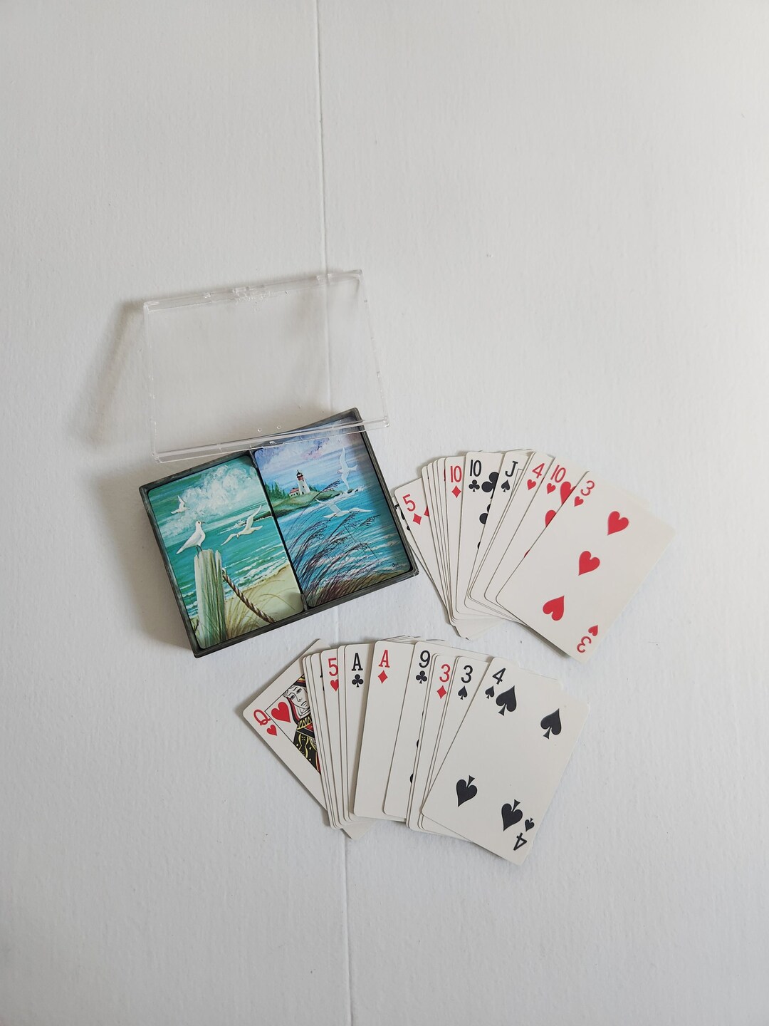 Vintage Florescence Hallmark Playing Cards Set of Two Standard Decks ...