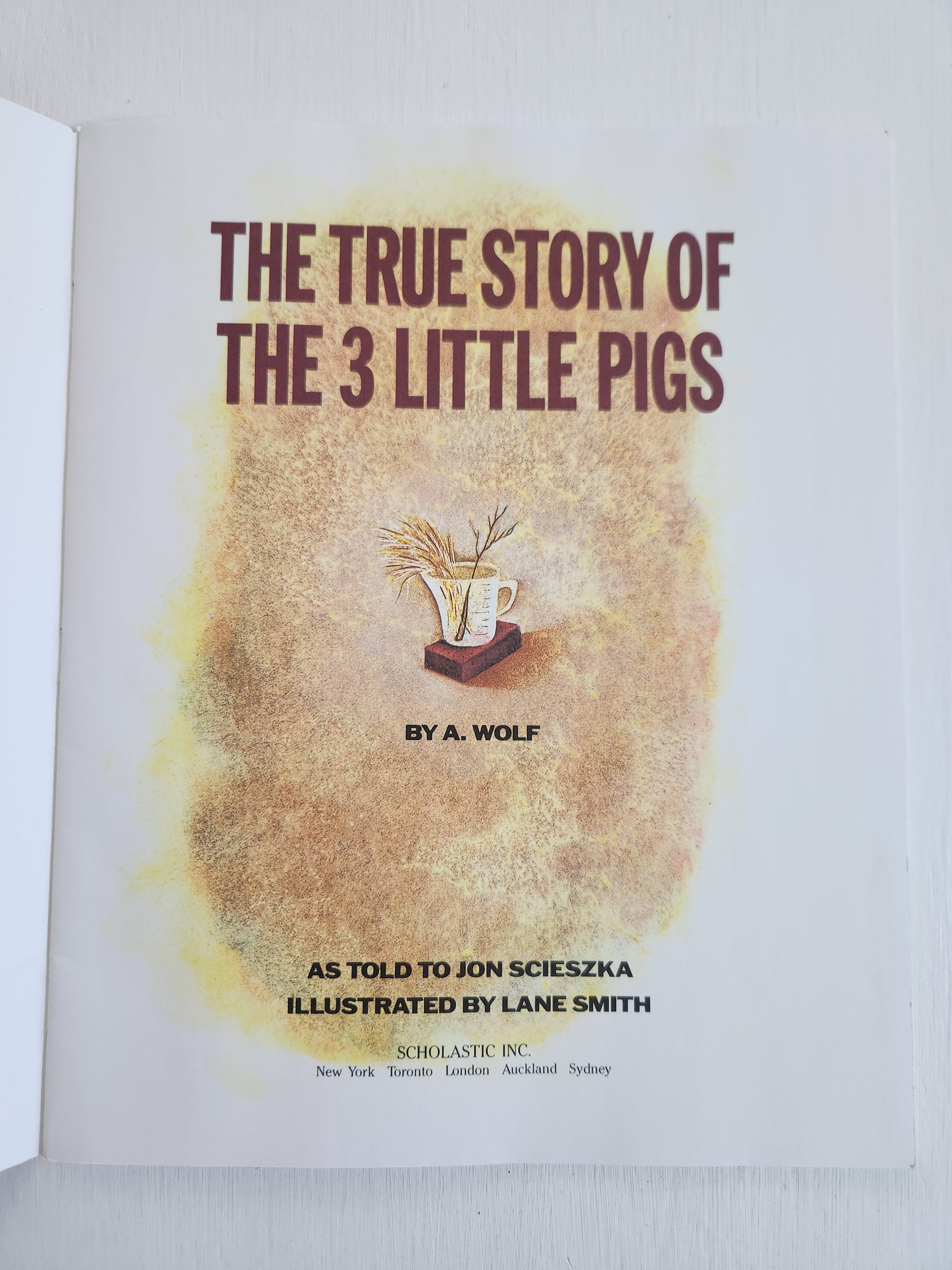 The True Story Of The Three Little Pigs Book Cover