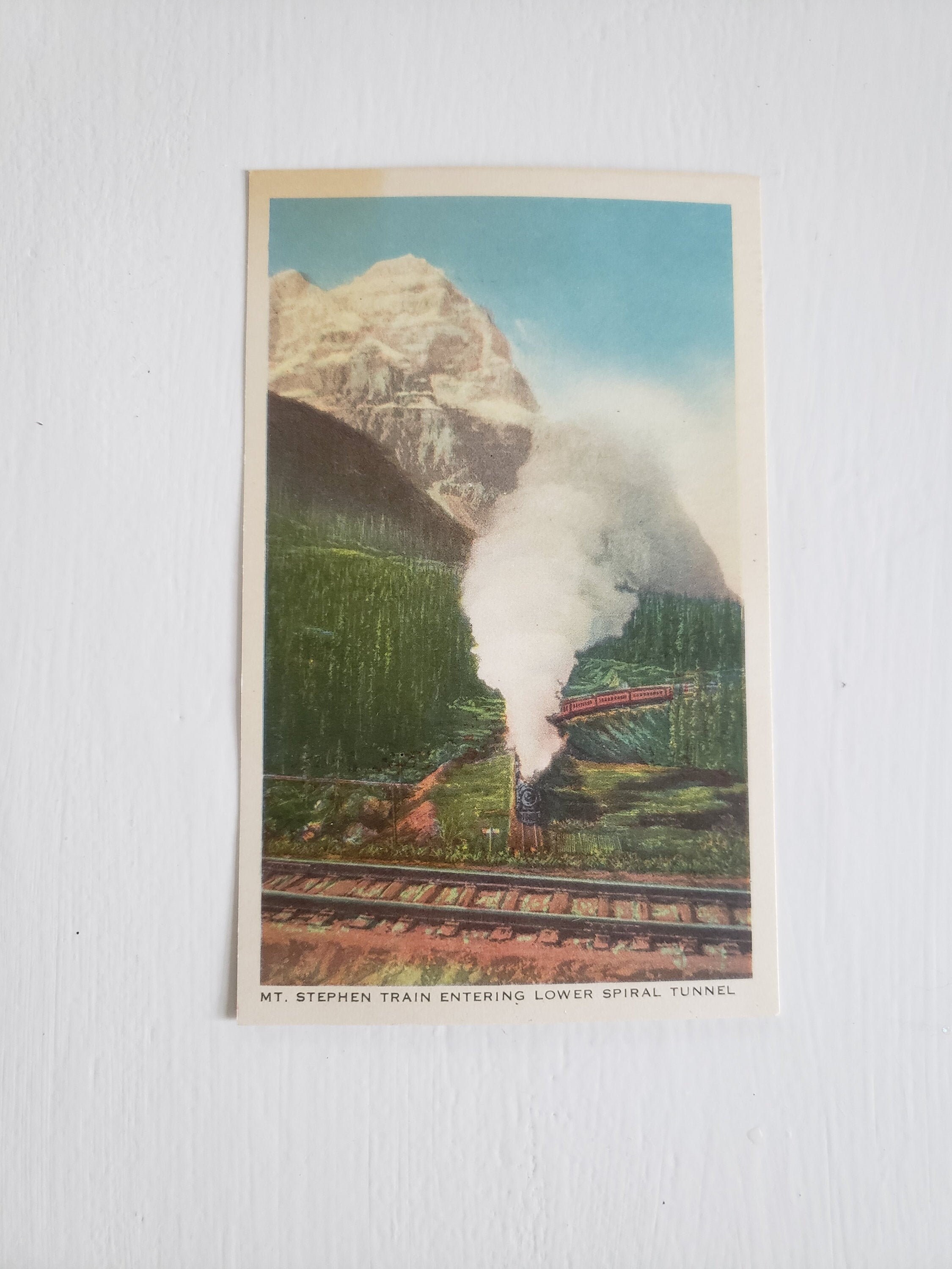 Paper Postcards Mt Stephen Postcard etna.com.pe