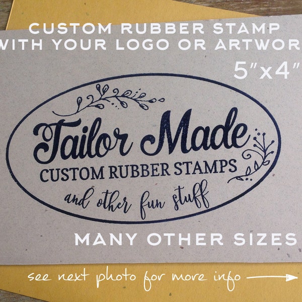 Large Rubber Stamp - Etsy