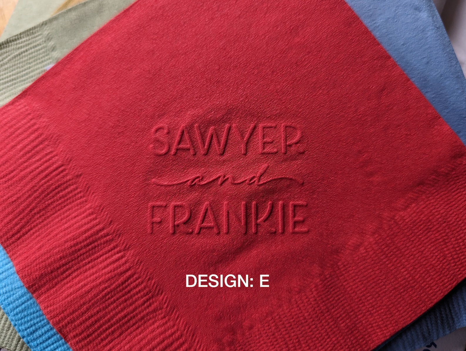 Napkin Embosser, Personalized Napkin Embosser, Long Reach Embossing ...