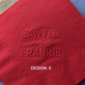 Napkin Embosser, Personalized Napkin Embosser, Long Reach Embossing ...