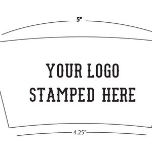 Custom Coffee Sleeve Logo Stamp, Custom Logo Rubber Stamp, Barista ...