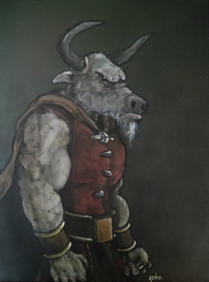 The Minotaur. (A442) - Etsy