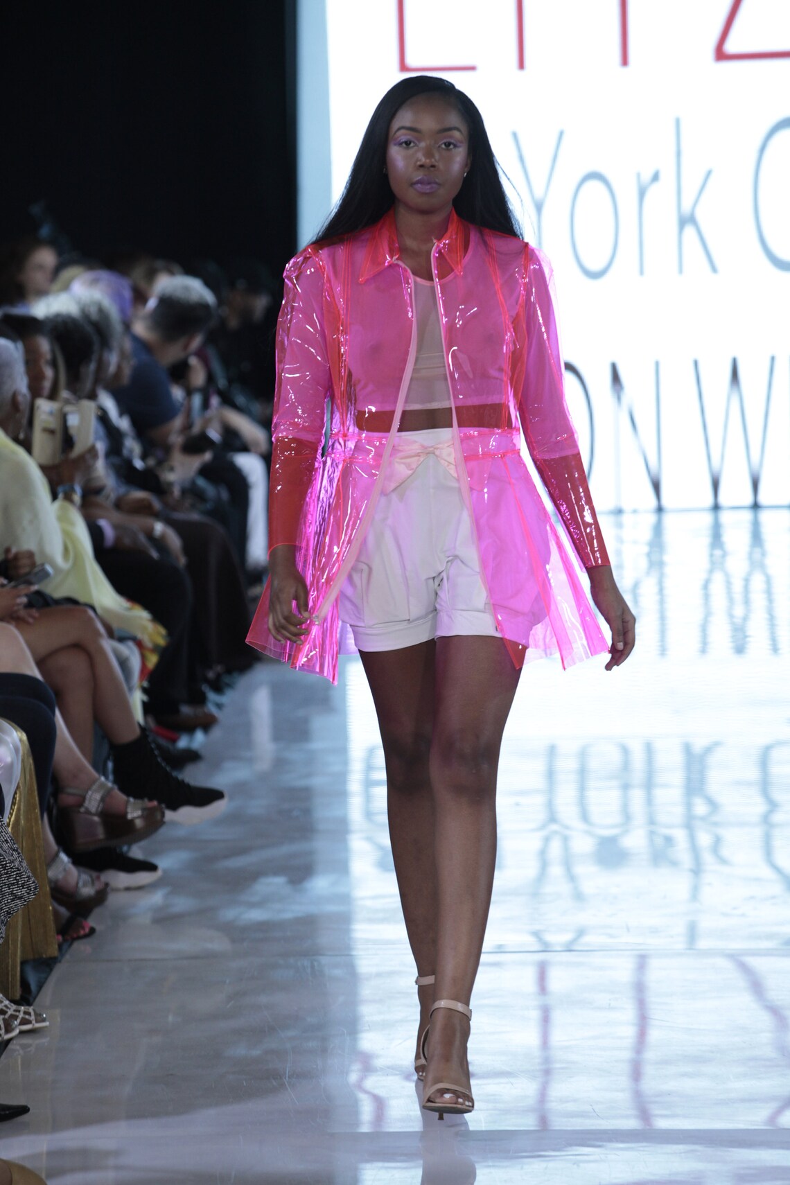 TRANSPARENT RAINCOAT VINYL Raincoat Neon Clear Vinyl Pink - Etsy