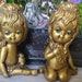 MCM Gold Cherubs /angels - Etsy