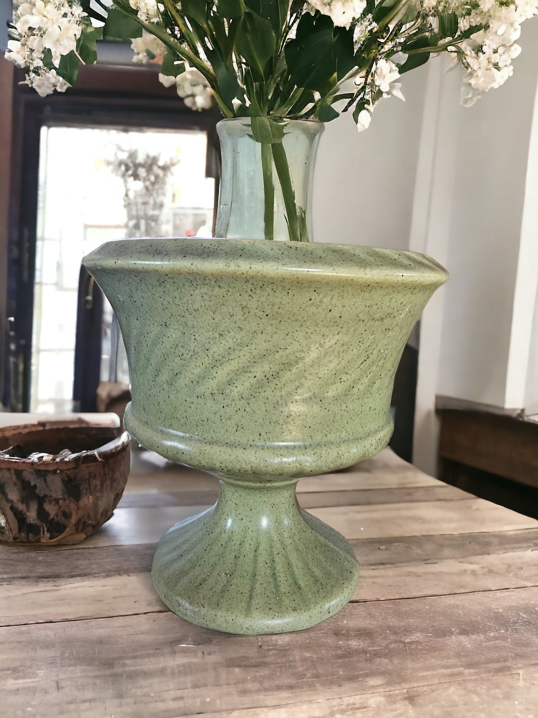 Haeger Pedestal Planter - Etsy