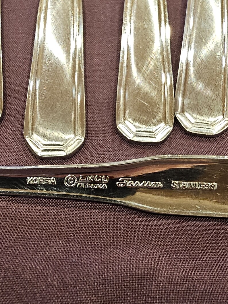 Korea Ekco Eterna Forum Ice Tea Spoons - Etsy