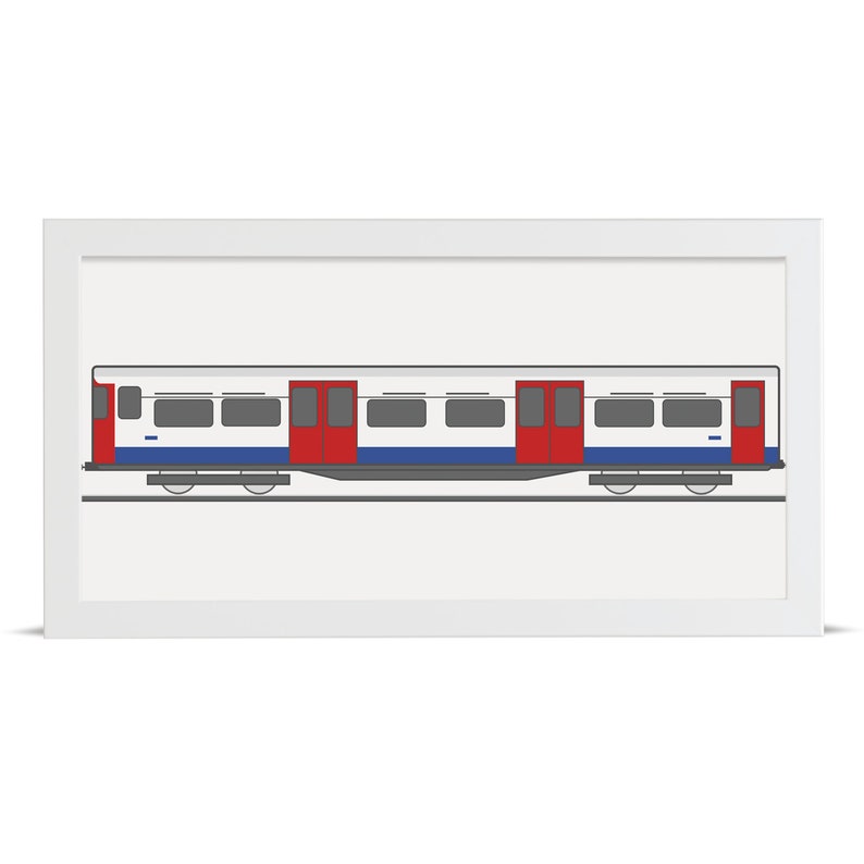 Bakerloo Line 1972 Stock Train - Giclée Art Print - Etsy UK