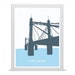 Albert Bridge, London - Travel Poster Art Print - Etsy UK