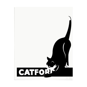 Catford Cat - Limited Edition 40x50cm Art Print - Etsy UK