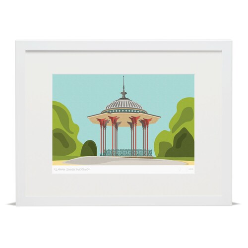 The Bandstand Clapham Common South London Art Print - Etsy