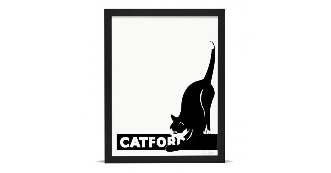 Catford Cat - Limited Edition 40x50cm Art Print - Etsy UK