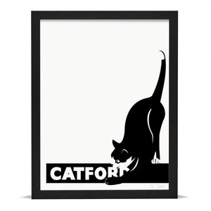 Catford Cat - Limited Edition 40x50cm Art Print - Etsy UK