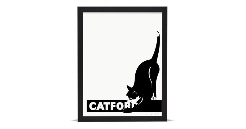 Catford Cat - Limited Edition 40x50cm Art Print - Etsy UK