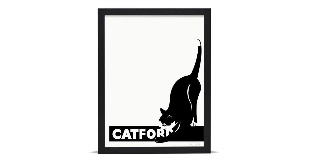 Catford Cat - Limited Edition 40x50cm Art Print - Etsy UK