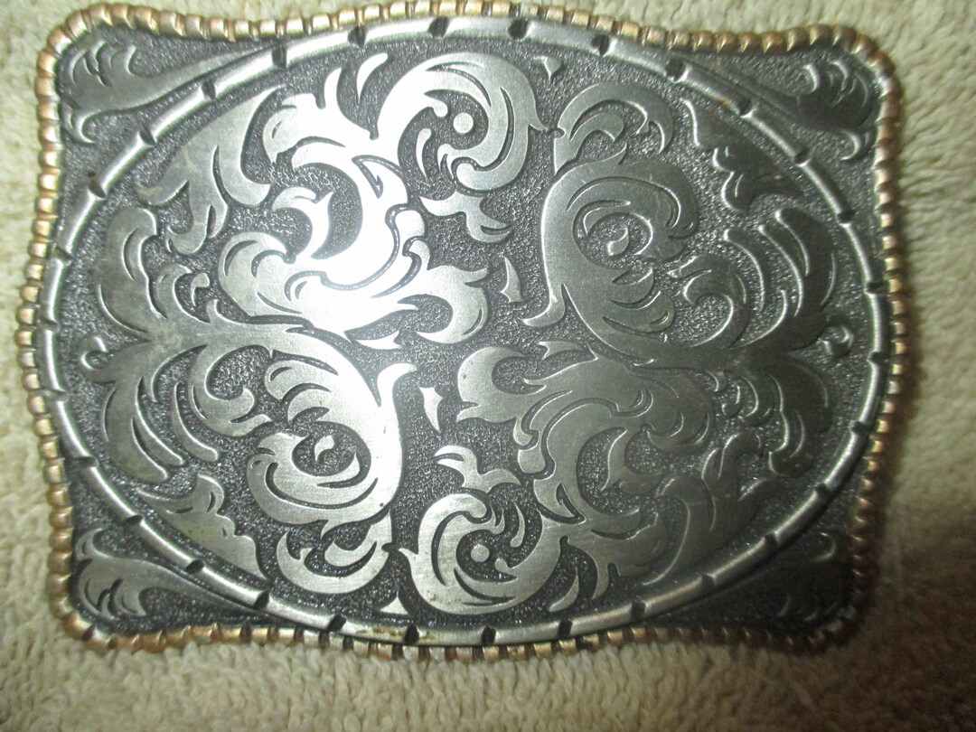 Vintage Flowers Buckle by Storming Silver - Etsy