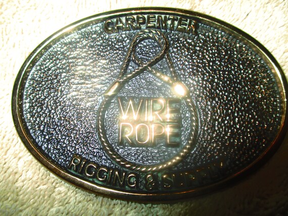 Vintage Wire Rope Rigging And Supply "Carpenter" Soli… - Gem