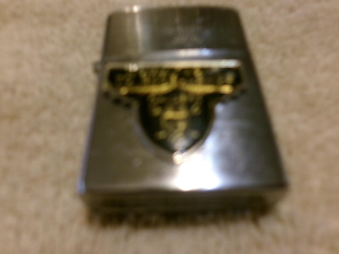 Vintage Raider's "commitment to Excellence" Chrome Cigarette Lighter by ...