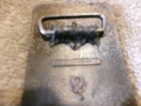 Vintage 1976 STA-RITE Solid Brass Buckle - Gem