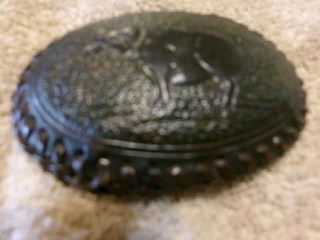 Vintage Hog (pig) Leather Buckle - Etsy
