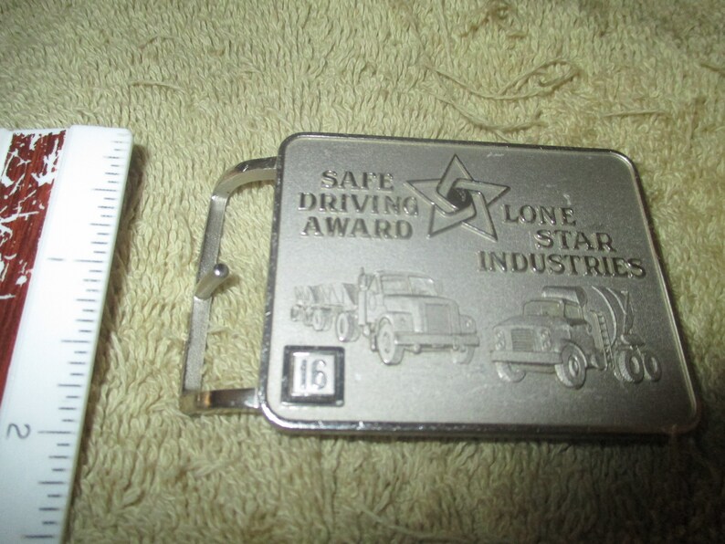 Vintage Lone Star Industries safe Driving Award - Etsy