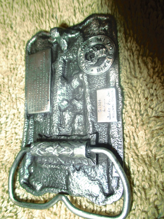 Vintage 1984 Locomotive Train Soild Steel Buckle by S… - Gem