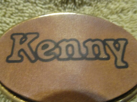 Vintage Kenny Small Leather Brass Buckle by Oden - Gem